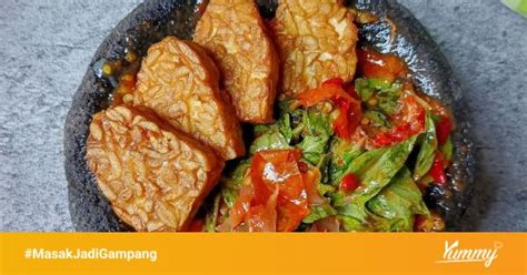 Resep Tempe Penyet Sambal Kemangi Sederhana Rumahan Di Yummy App