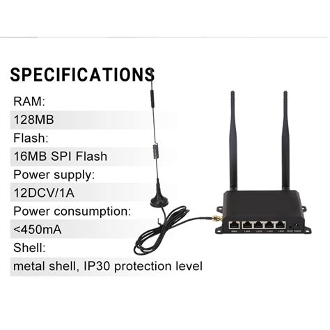 Firewall Router 4g Router Industrial Intelligent Flow Control Wifi