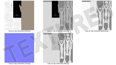 Trophy For High Achievement 3d Model 34 3ds Blend C4d Fbx Max Ma Lxo Obj Free3d