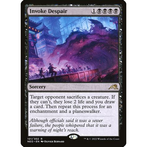 Invoke Despair Kamigawa Neon Dynasty NEO Shopee Malaysia