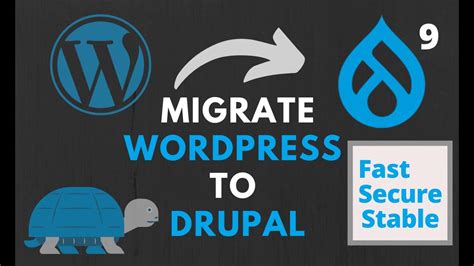 How To Migrate Wordpress To Drupal 9 Live Migration Video Youtube