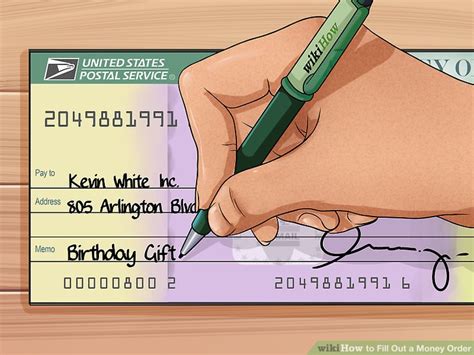 How To Fill Out A Money Order 8 Steps With Pictures Wikihow