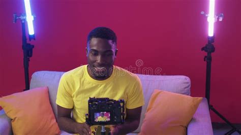 Tech Vlog Influencer Lifestyle Mobile Phone Review Stock Video Video