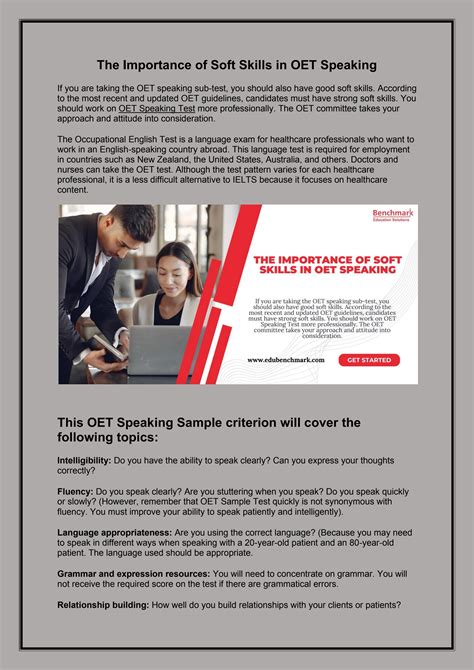 Oet Practice Tests Sample And Material For Doctors By Benchmark Education Solutions Issuu