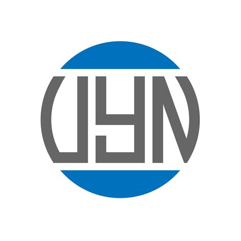 Vyn Letter Logo Design On White Background Vyn Creative Initials Circle Logo Concept Vyn