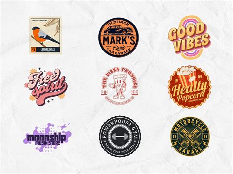 Thiết Kế Retro Logos độc đáo Và ấn Tượng để Nổi Bật Trong Thị Trường