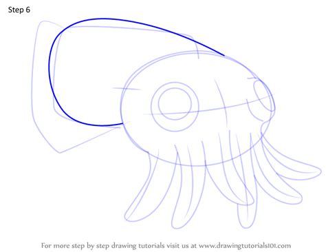 How To Draw Cuttlefish From Octonauts Octonauts Step By Step