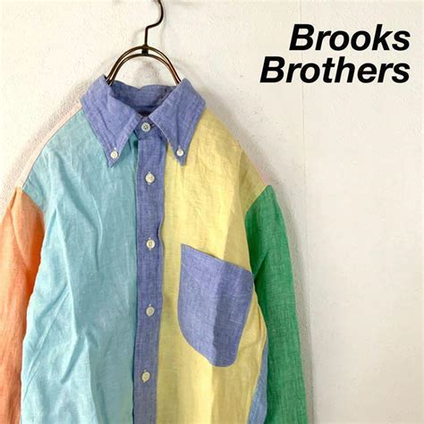【極美品】brooksbrothers クレイジーカラー リネンシャツ By メルカリ