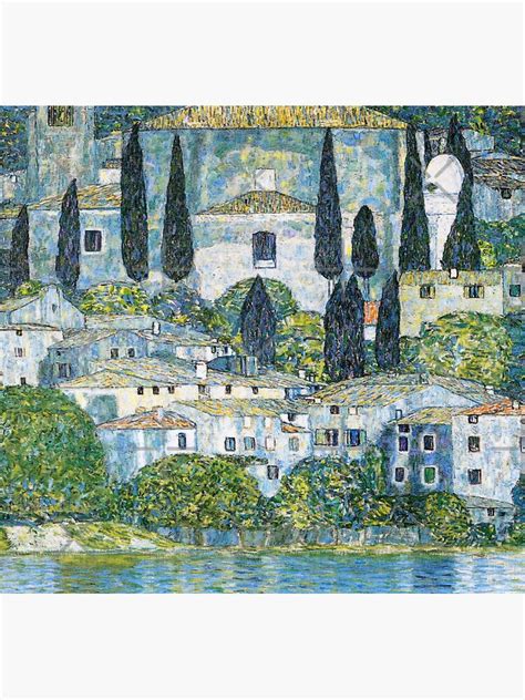 Kirche In Cassone Church In Cassone Beautiful Painting Sticker