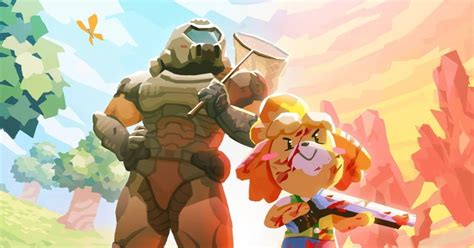 Watch Isabelle And Doom Slayer Become Bff In Doom Crossing Music