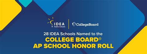 28 Idea Schools Named To Ap School Honor Roll Idea Public Schools