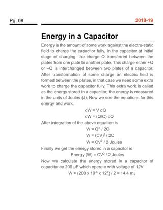 Capacitors Investigatory Project Pdf