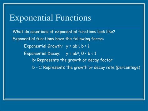 PPT Exploring Exponential Functions PowerPoint Presentation Free Download ID 6810904