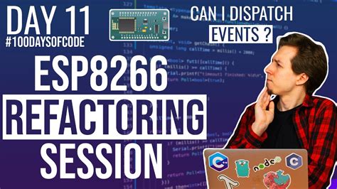 Sending Request With Event Dispatcher On Esp8266 Day 11 Of 100daysofcode In Iot Youtube
