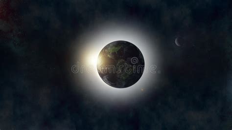Tierra Y Luna Stock De Ilustración Ilustración De Modelo 18658231