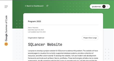 pranjal goyal on linkedin gsoc2023 sqlancer opensource rejection