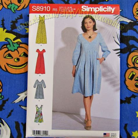 Simplicity Sewing Pattern 8841 Etsy