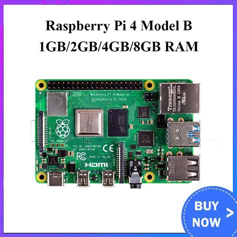 raspberry pi 4 model b 8gb 4gb 2gb 1gb ram bcm2711 quad core cortex a72 arm v8 1 5ghz support 2