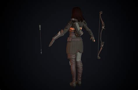 Model Human 3d Model Game Stylized Nsfw Character Modular 3d Model 3d Topology By Oluwalonimin