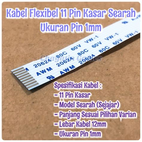 Jual Kabel Flexibel Pin Kasar Model Panjang Sesuai Varian Yang Di Orderan Ukuran Pin Mm