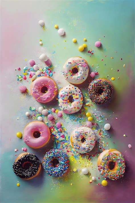 Delicious Donuts Wallpaper Happywall