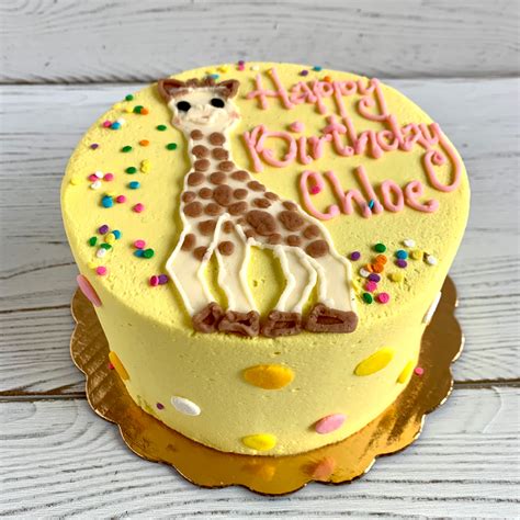 Sophie The Giraffe Cake Harvard Sweet Boutique Inc