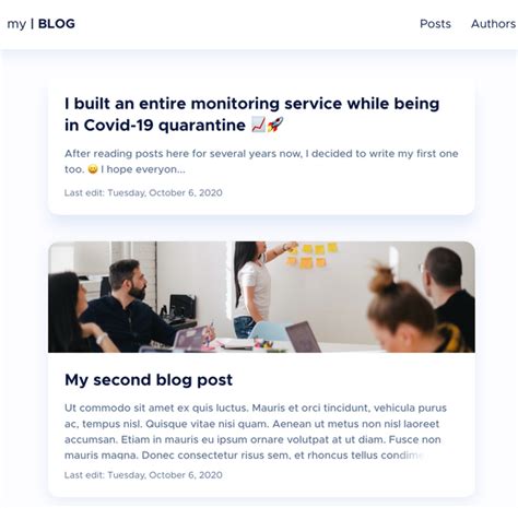 Open Source Free Next Js Blog Templates Starters