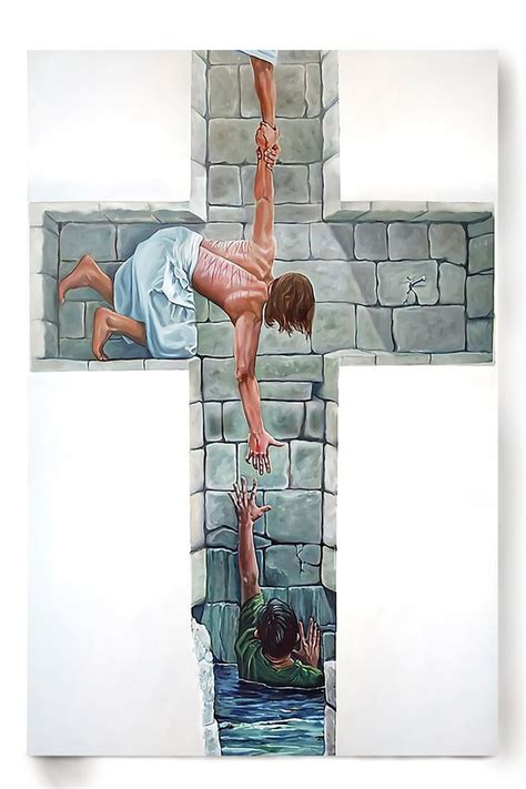 Jesus Is My Savior Christian Wall Art T For Christmas Decor Son Of