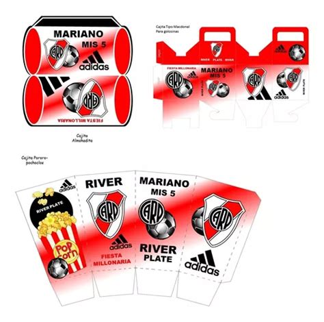 Kit Imprimible Candy Bar River Plate 100 Editable en venta en por sólo