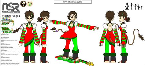 Nsr Original Fan Character Model Christmas Vi Vi By Pmp92 On Deviantart