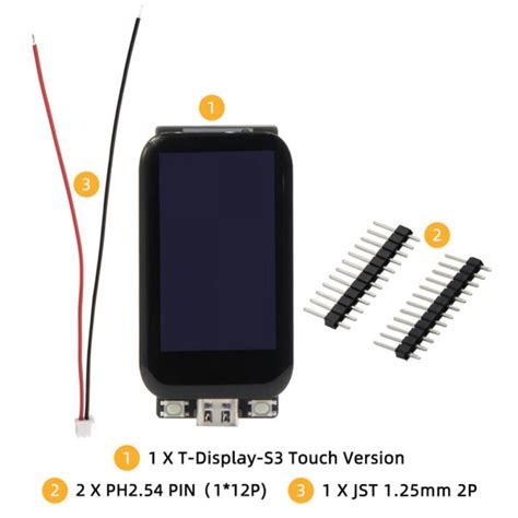 Buy Lilygo T Display S Esp S Inch Touch Screen Lcd Display Wifi Bluetooth Module H