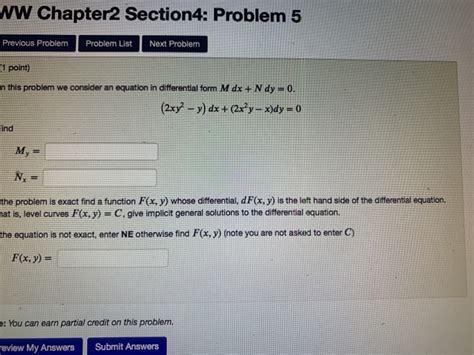 Solved Ww Chapter2 Section4 Problem 5 Previous Problem