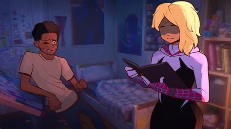 Gwen Stacy Spider Gwen And Miles Morales Marvel And 3 More Drawn By