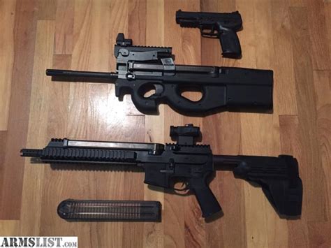 Armslist For Sale Fn Ps90 Fn Five Seven Ar 57 Ar 57 12 3 Guns In 5