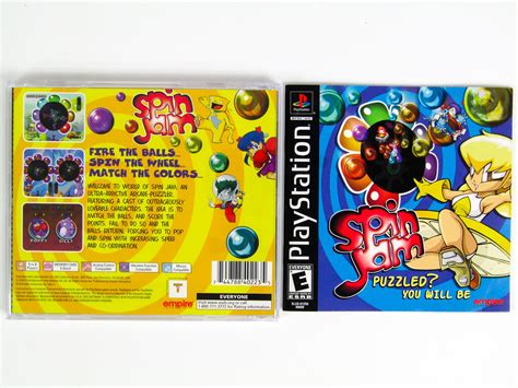 Spin Jam Playstation Ps1 Retro Mtl
