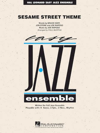 Sesame Street Theme Sheet Music Easy Jazz Ensemble Series By Hal Leonard