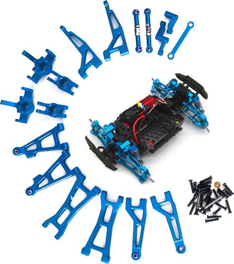 Rwlzlb Aluminum Accessories For Hyper Go Rc Car Parts 1 16 Scale Metal H16bm