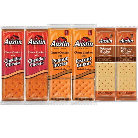 Crackers Variety Pack Individually Wrapped Assortment Including Crackers And