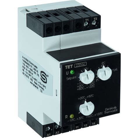 Tet 230v Ac Temperature Controller Din Rail Mounting Marktechnical