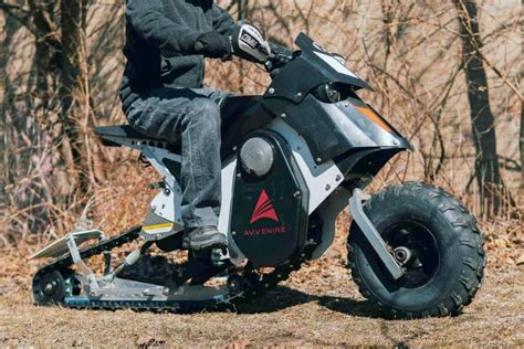 Avvenires 3 In 1 Combat Transforms From Street Legal Ebike To Snowmobile