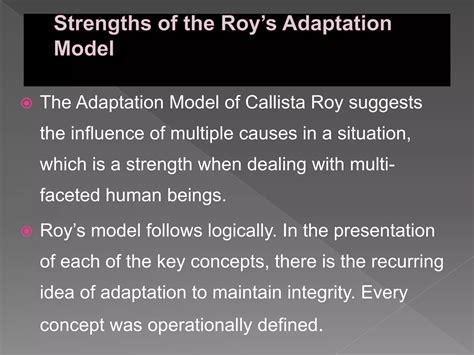 Roy Adaptation Theorypptx