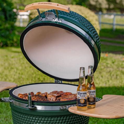 Pré Venda Churrasqueira Kamado Preta Artemano Mini 13 Polegadas Kamado Artemano Lets Eat It