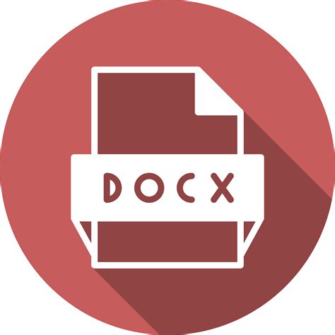 Docx File Format Icon 15824307 Vector Art At Vecteezy