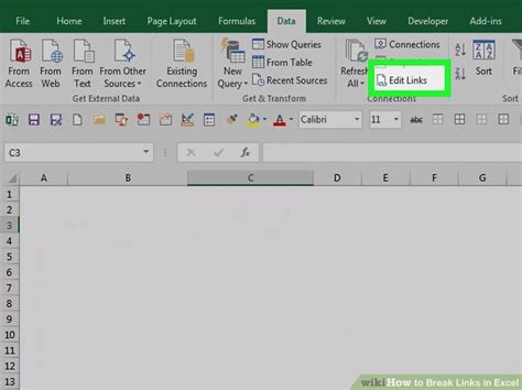 How To Break Links In Excel 5 Steps With Pictures Wikihow