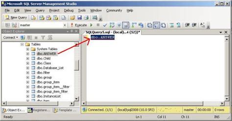 Dragging A Name From The Object Explorer To A Query Window Sqlservercentral