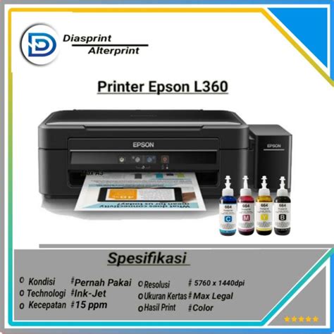 Jual Printer Epson L360 Shopee Indonesia