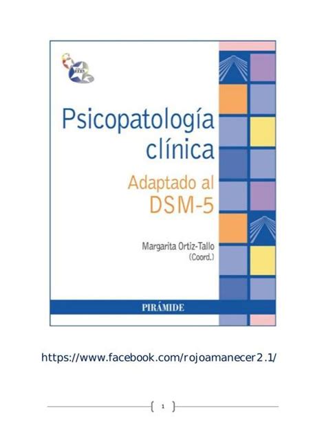 Psicopatología Clínica Adaptado al DSM 5 Psico edúcate uDocz
