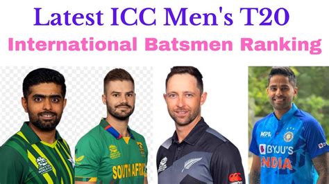 Latest Icc Mens T20 International Batsmen Ranking Icc Rankings