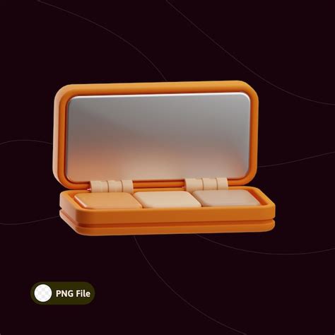 Premium Psd Cosmetics Object Eye Shadow 3d Illustration