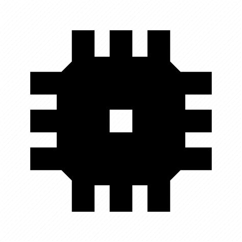 Microchip Electronics Processor Chip Cpu Icon Download On Iconfinder